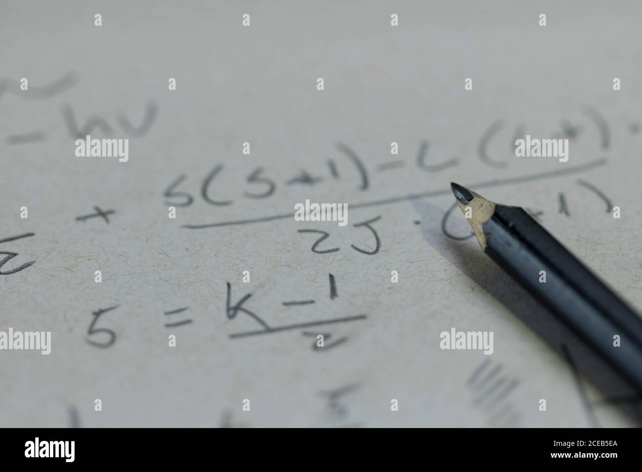 Business success concept Image. Handwriting formula on a paper with pen ...