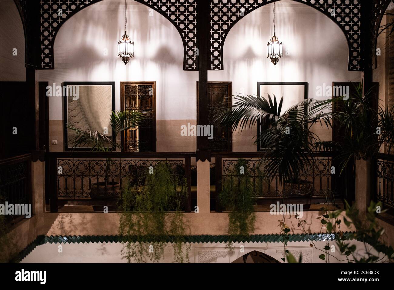Ornate riad hi-res stock photography and images - Alamy