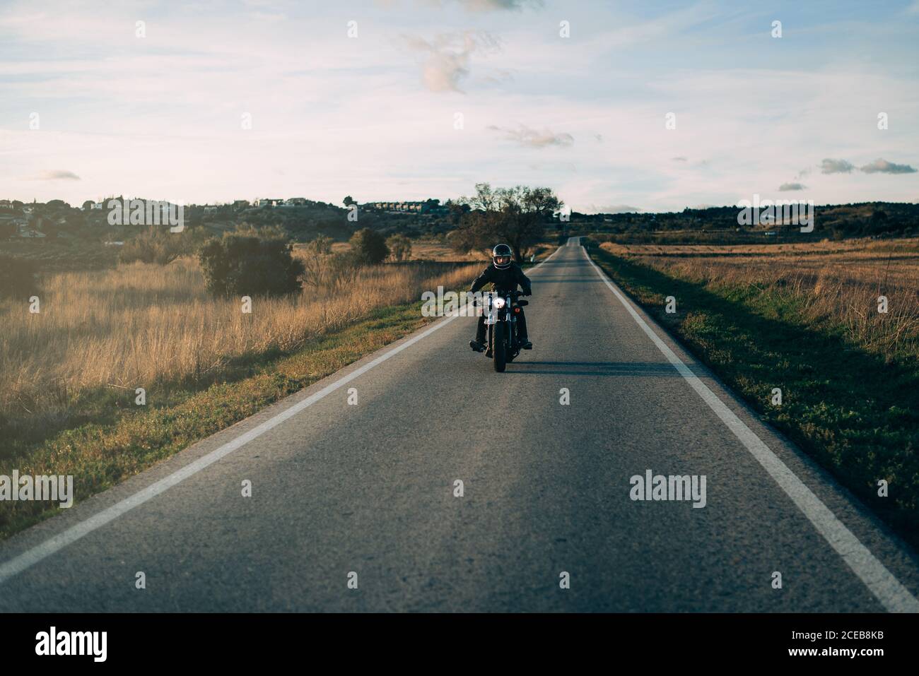 Man riding a chopper hi-res stock photography and images - Alamy