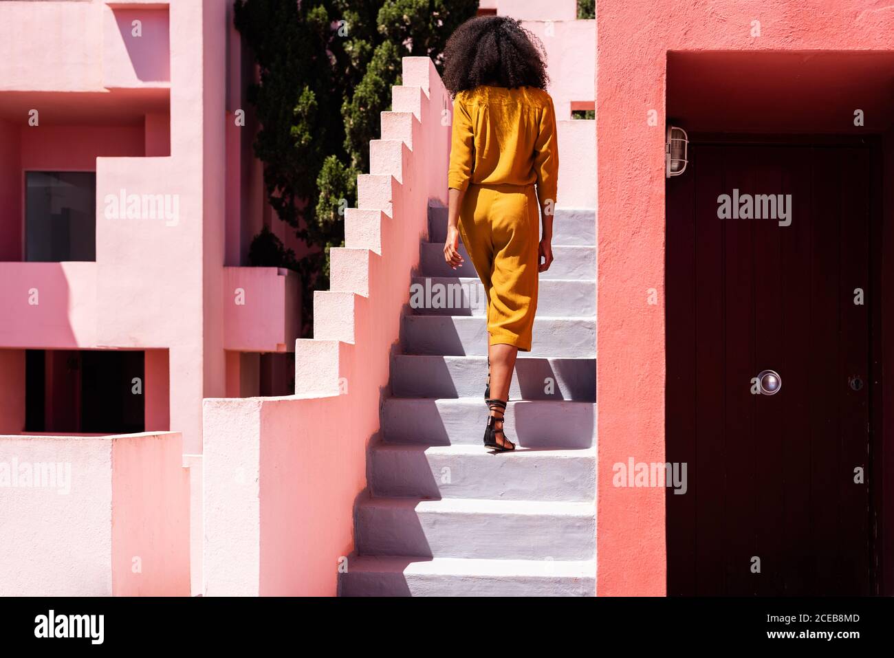 Girl Walking Up Stairs High Resolution Stock Photography and Images - Alamy