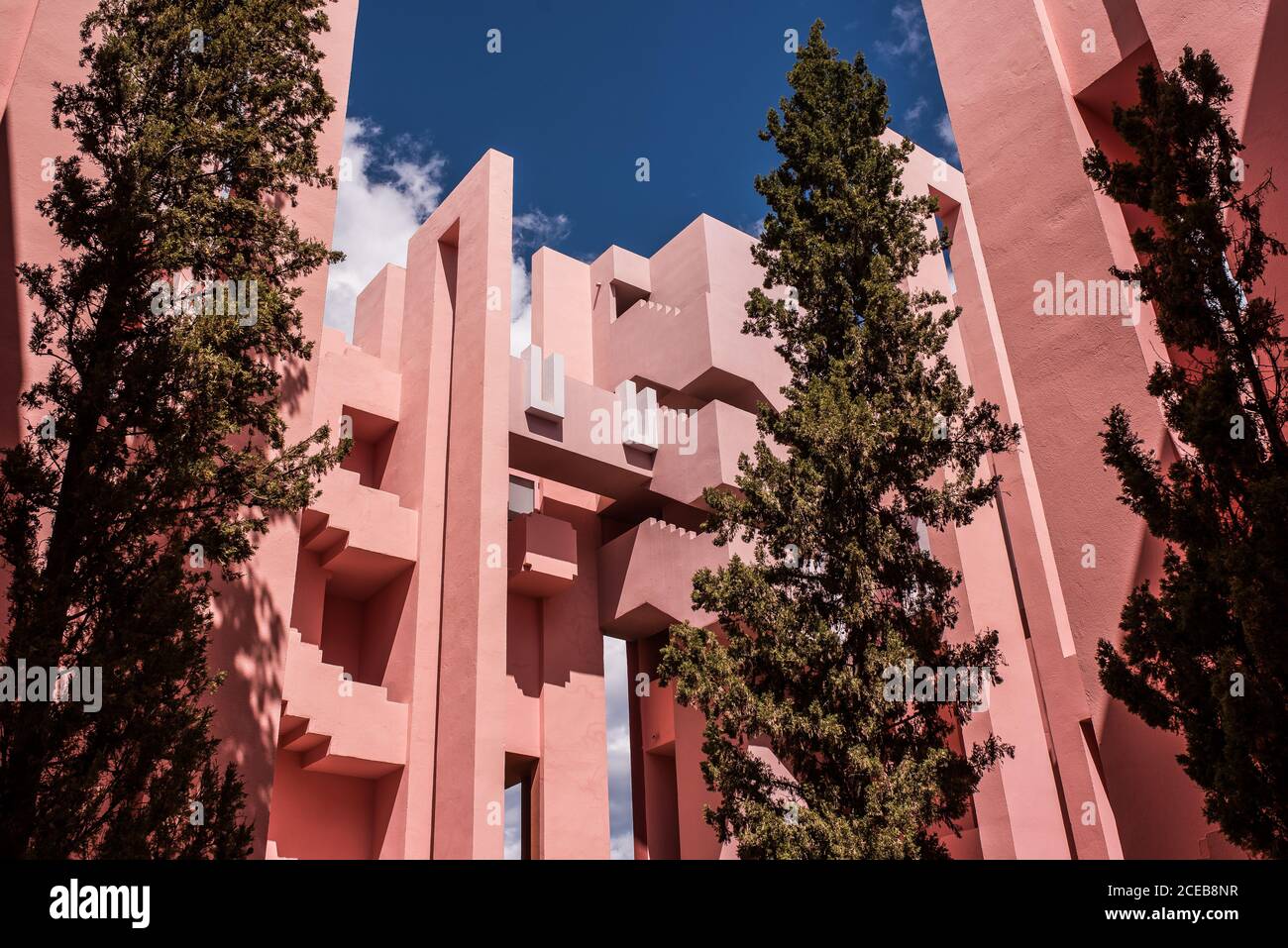 Alicante architecture pink hi-res stock photography and images - Alamy