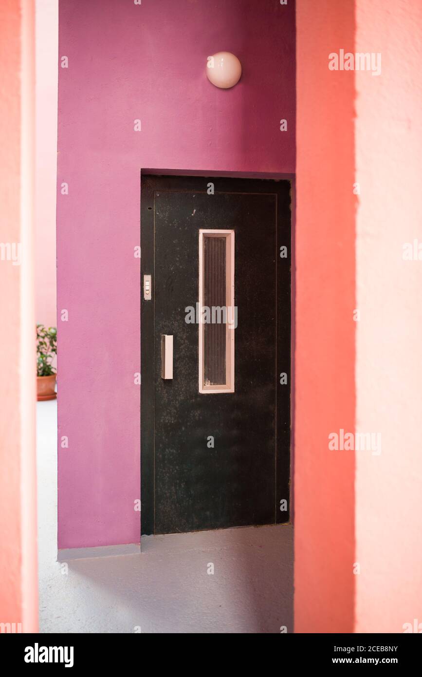 Old vintage elevator door in hi-res stock photography and images - Alamy