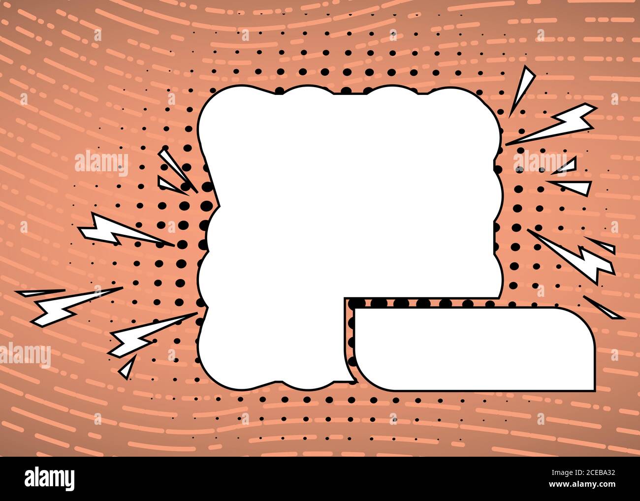 Cartoon blank banner. Advertisement icon. Blank empty dialogue vector ...