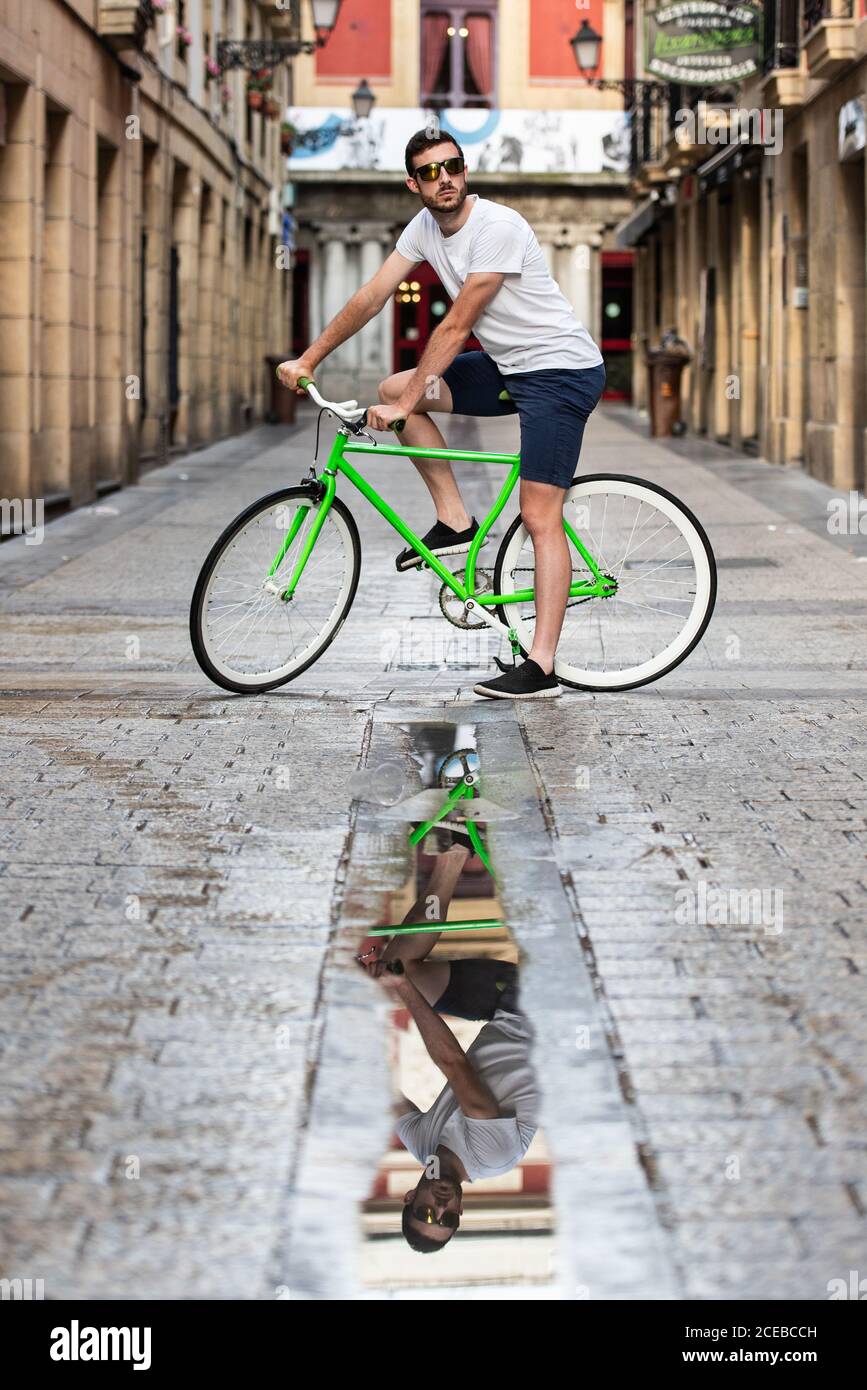 Adult person male standing cycle man hi-res stock photography and ...