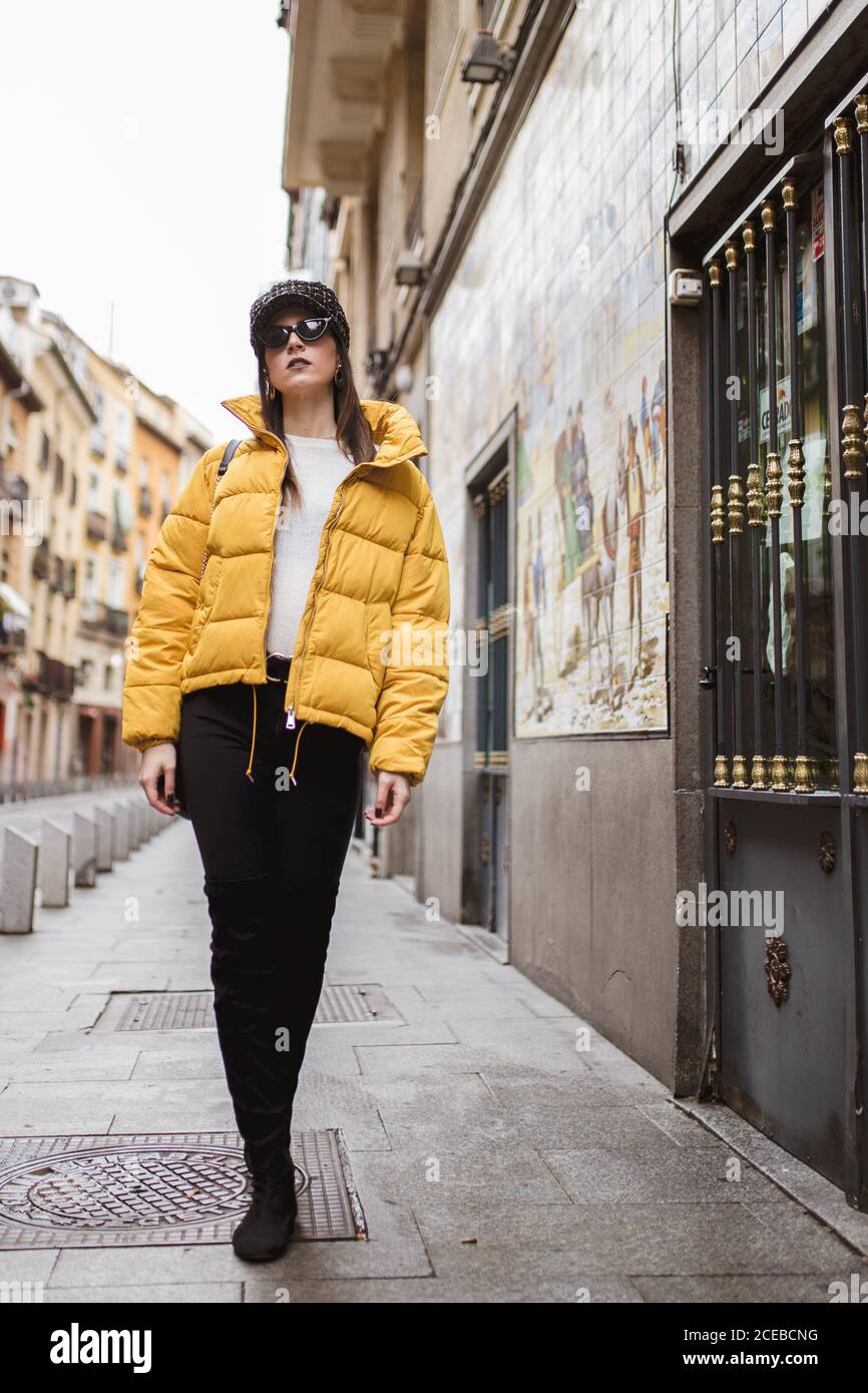 Beautiful trendy walking hi-res stock photography and images - Alamy