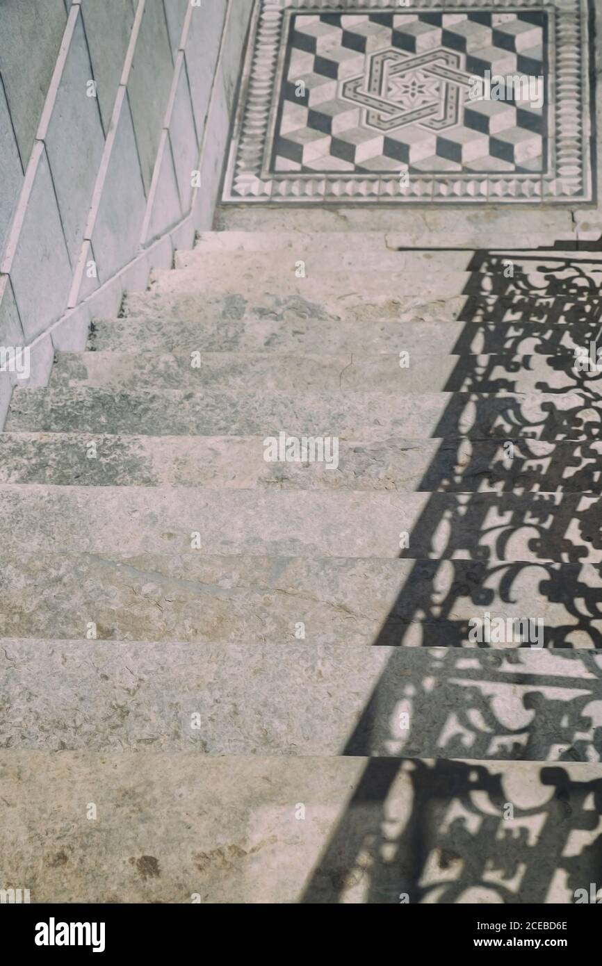 Stairs shadow people hi-res stock photography and images - Alamy