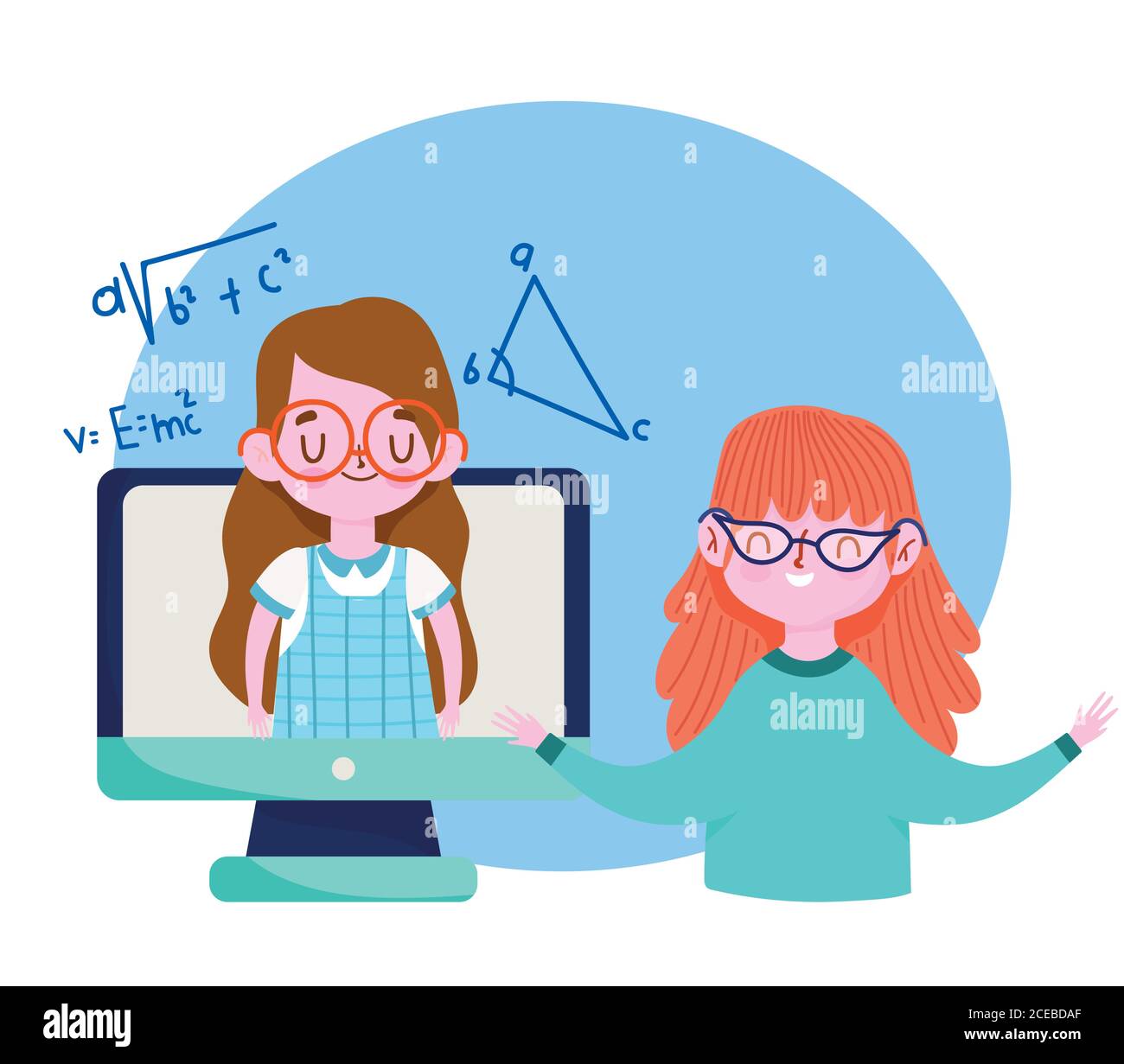 Children class school talking Cut Out Stock Images & Pictures - Alamy