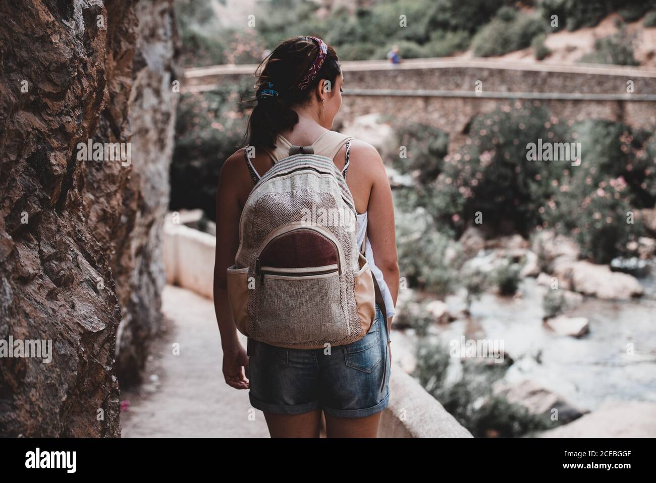 Person Backpack Back View High Resolution Stock Photography and Images ...