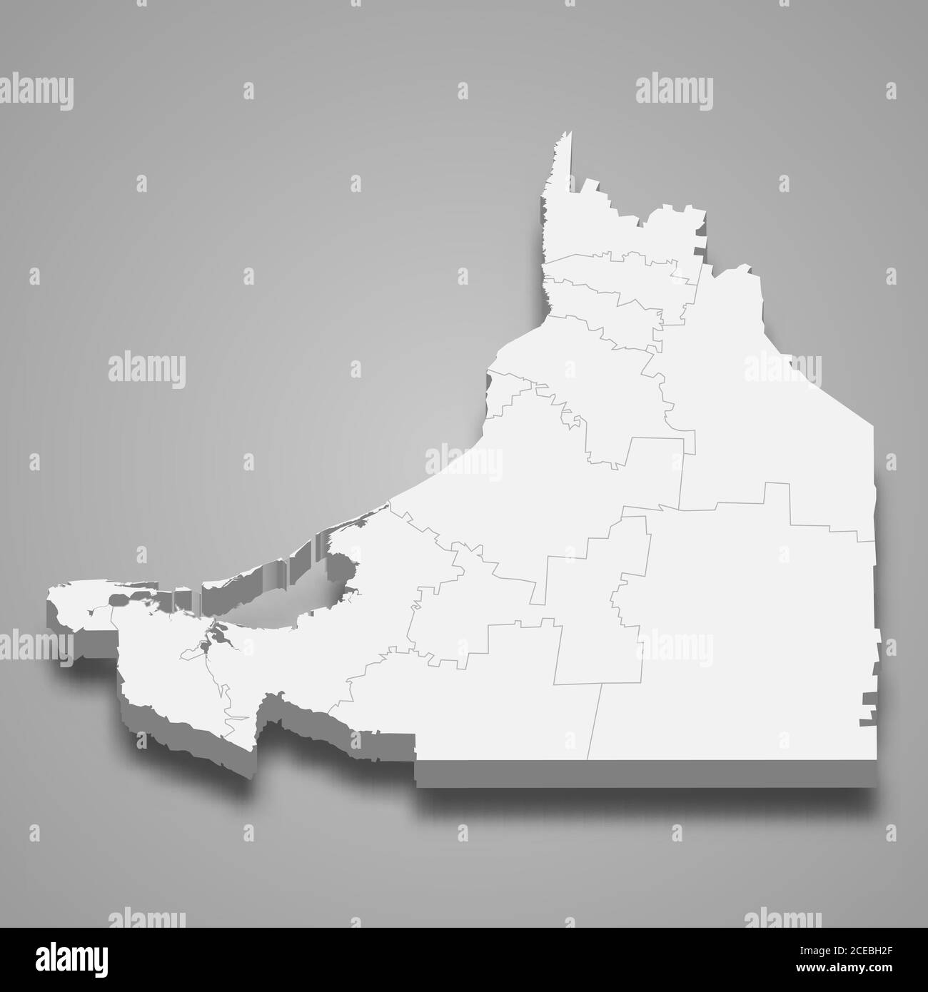 Map of campeche Stock Vector Images - Alamy
