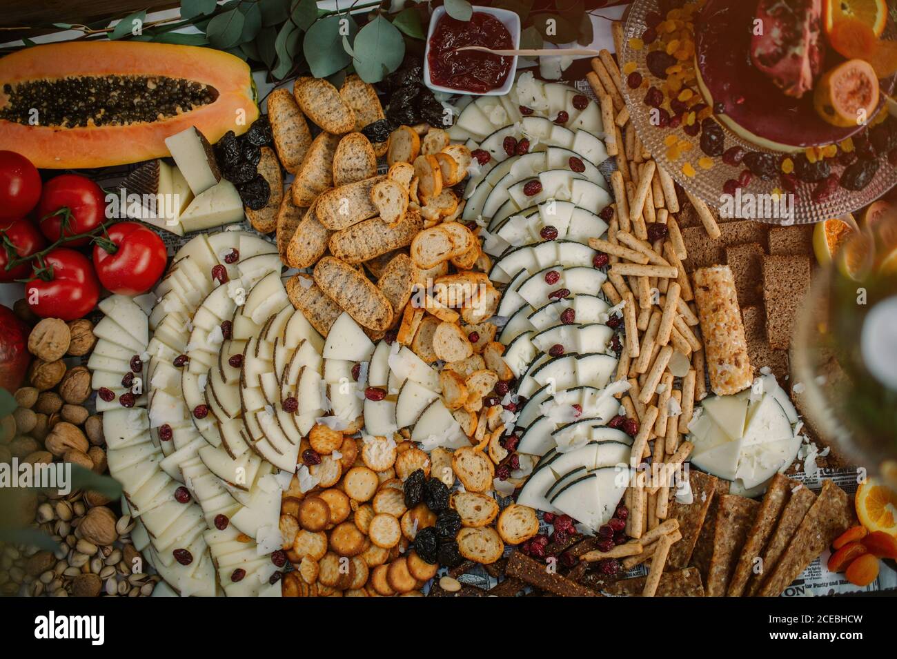 Tables of snacks hi-res stock photography and images - Alamy