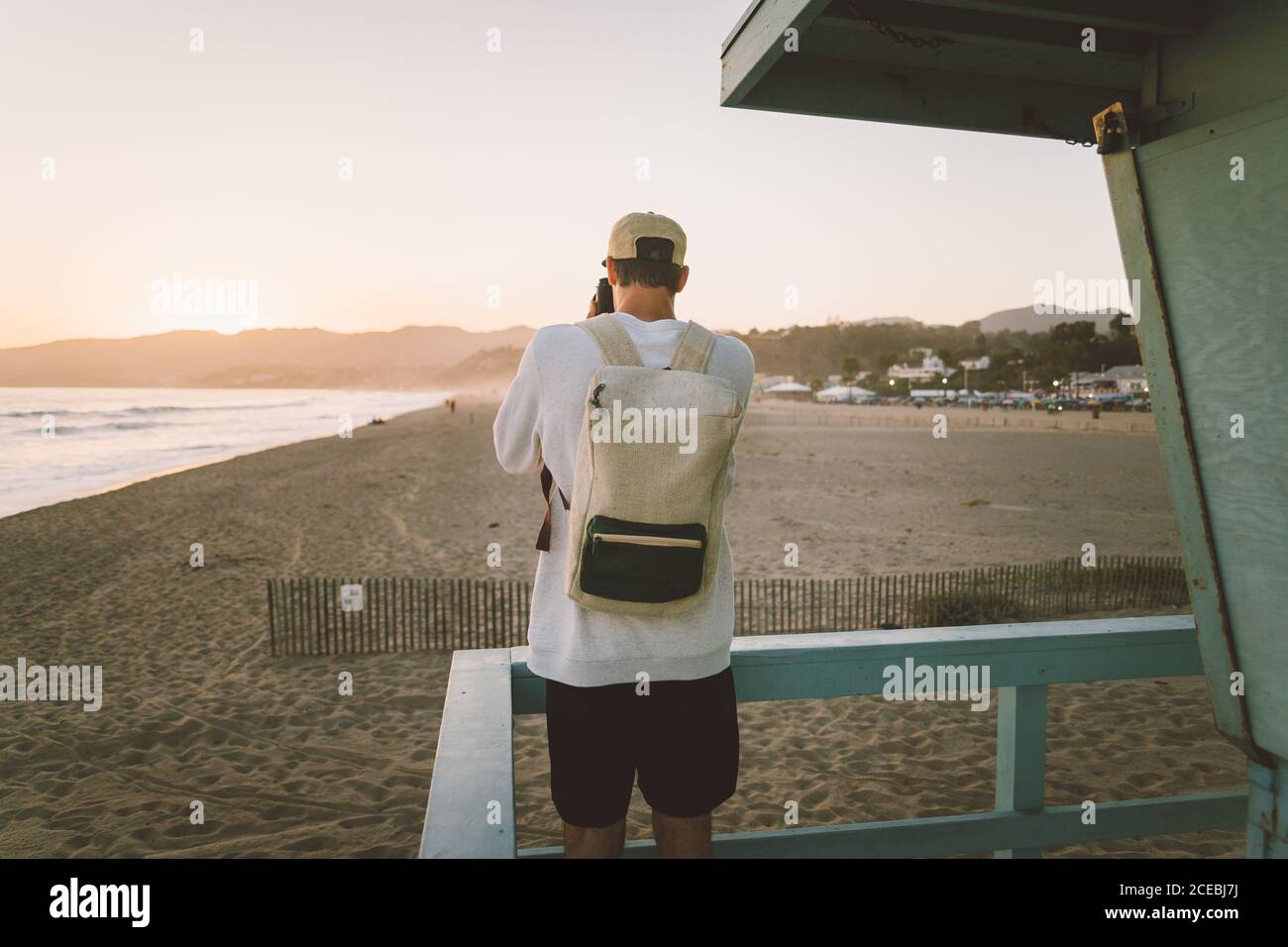 Back on the beach monica beach hi-res stock photography and images - Alamy