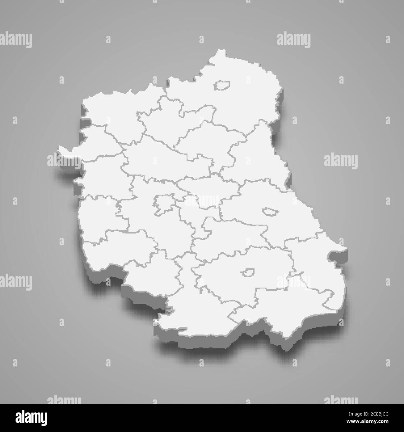 Lublin voivodeship map hi-res stock photography and images - Alamy