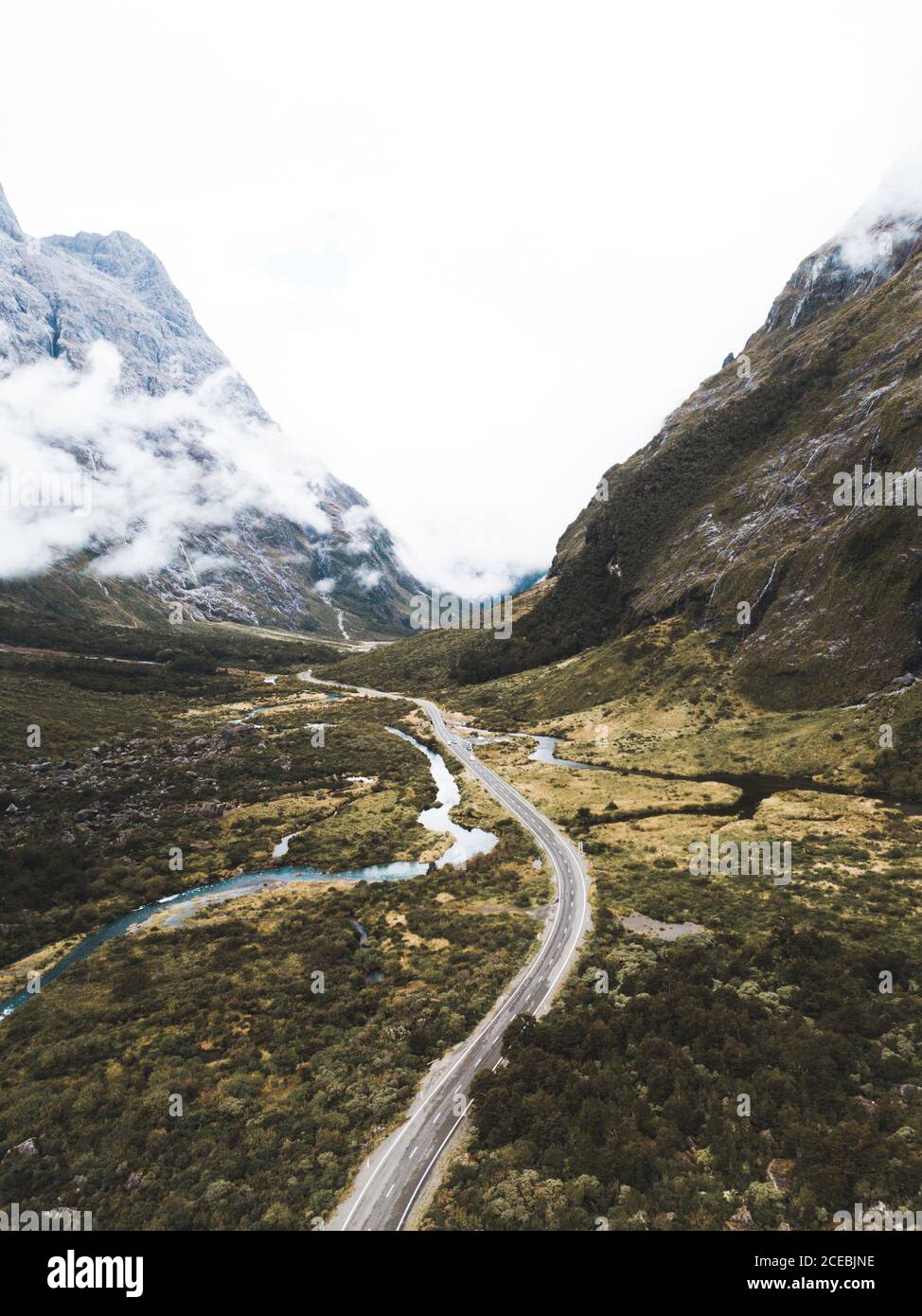 Narrow valley aerial hi-res stock photography and images - Alamy