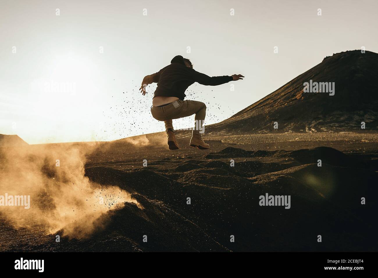 Jumping ground hi-res stock photography and images - Alamy
