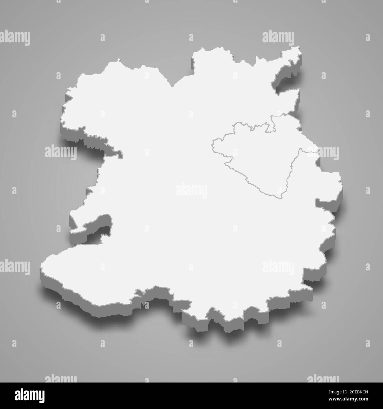 Map of shropshire hi-res stock photography and images - Alamy
