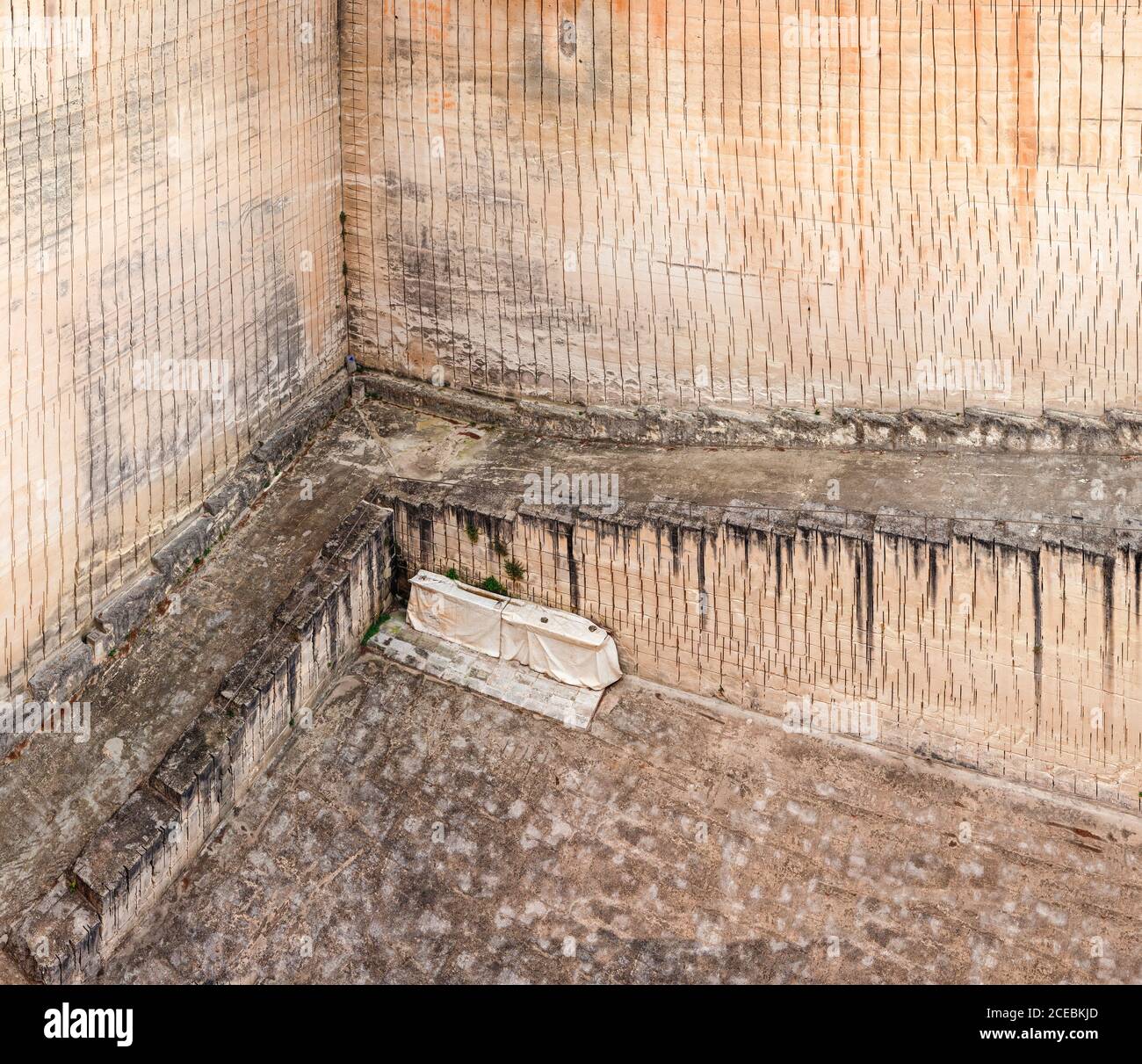 Aerial view vertical stone walls hi-res stock photography and images ...