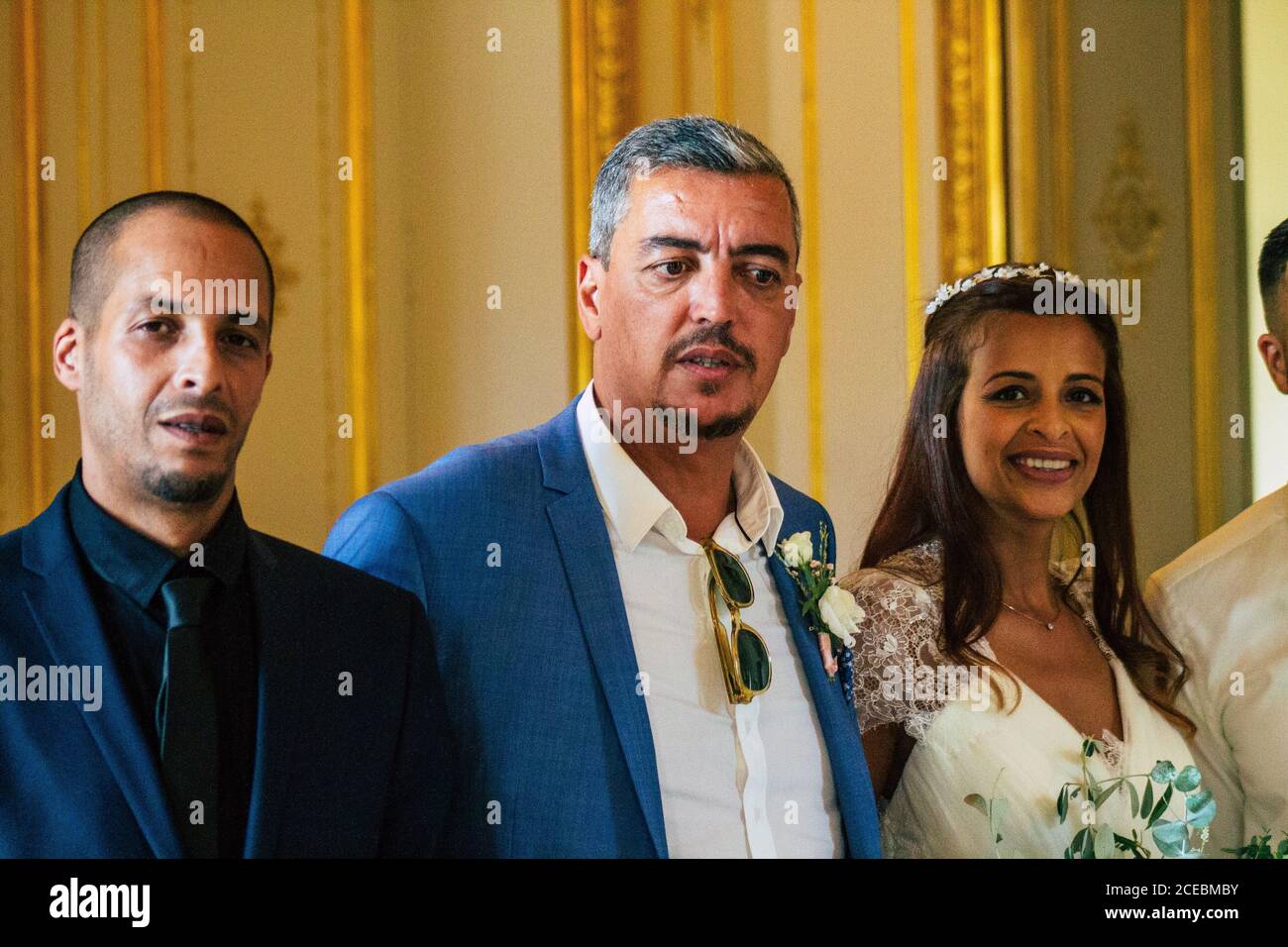 Reims France August 29, 2020 View of unidentified people participating ...