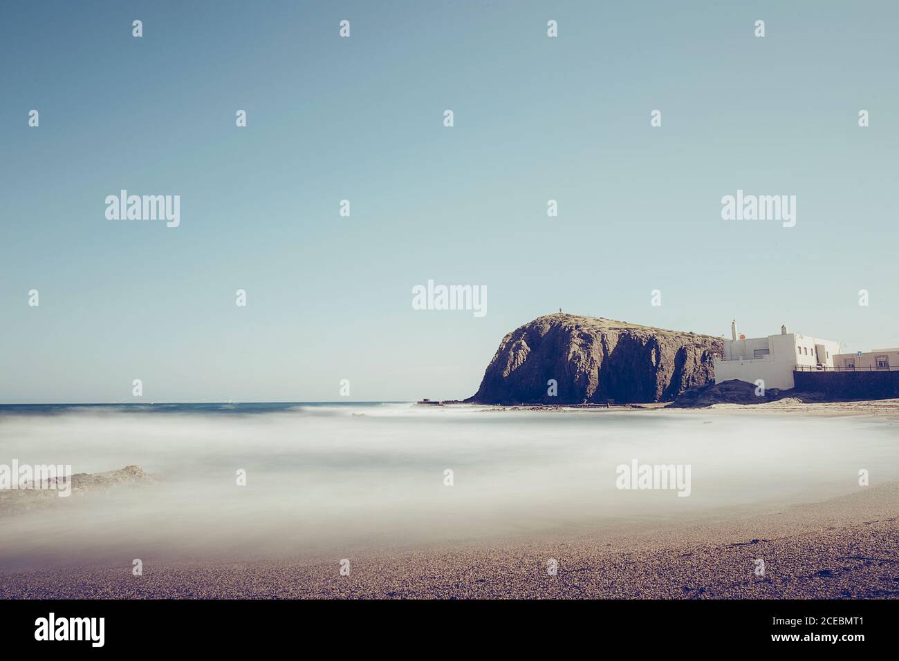 Beautiful cliff on ocean coast Stock Photo - Alamy