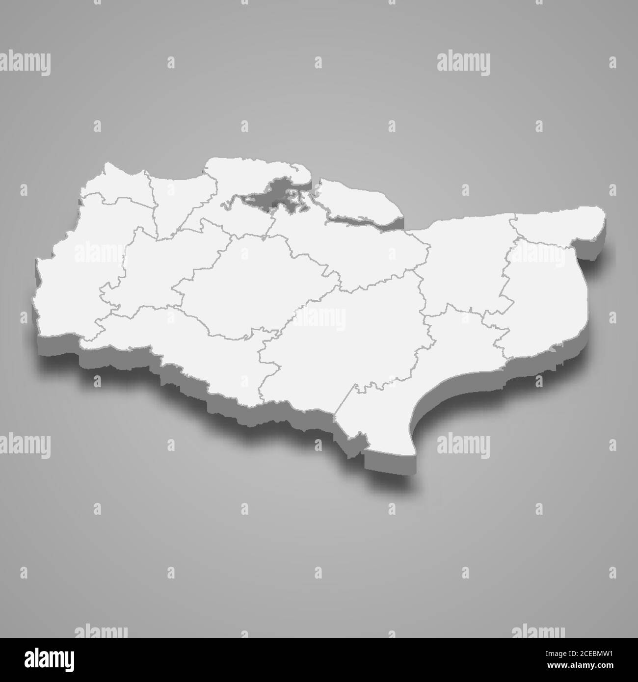 Kent map hi-res stock photography and images - Alamy