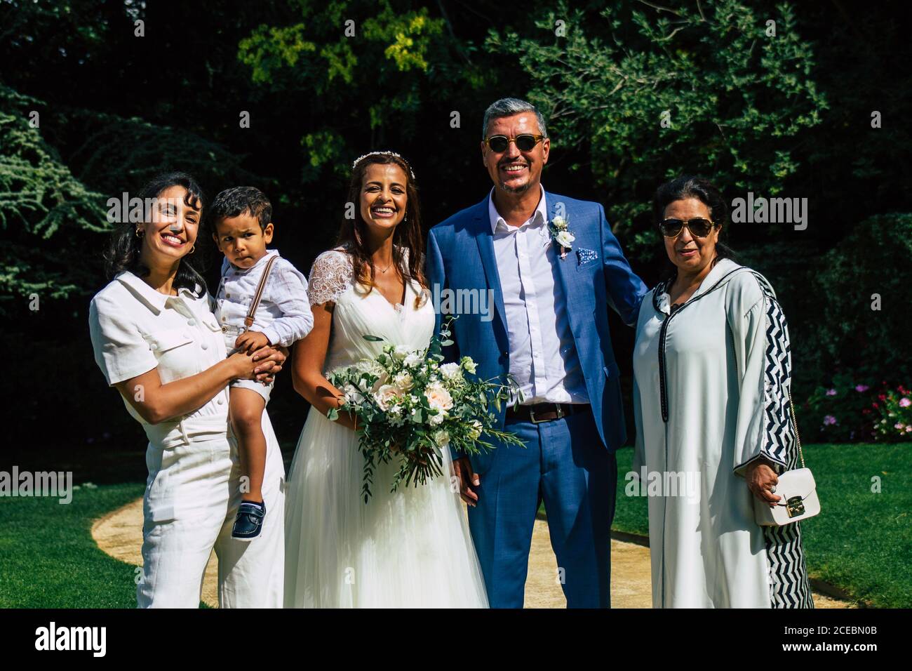 Reims France August 29, 2020 View of unidentified people participating ...