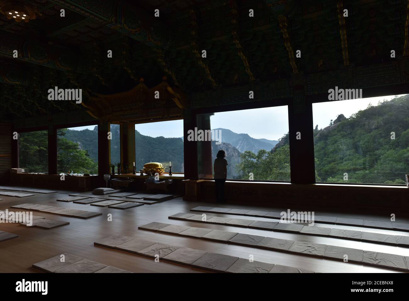 Chapel, Bongjeon-am temple. 20 Jun 2019, Seoraksan National park ...
