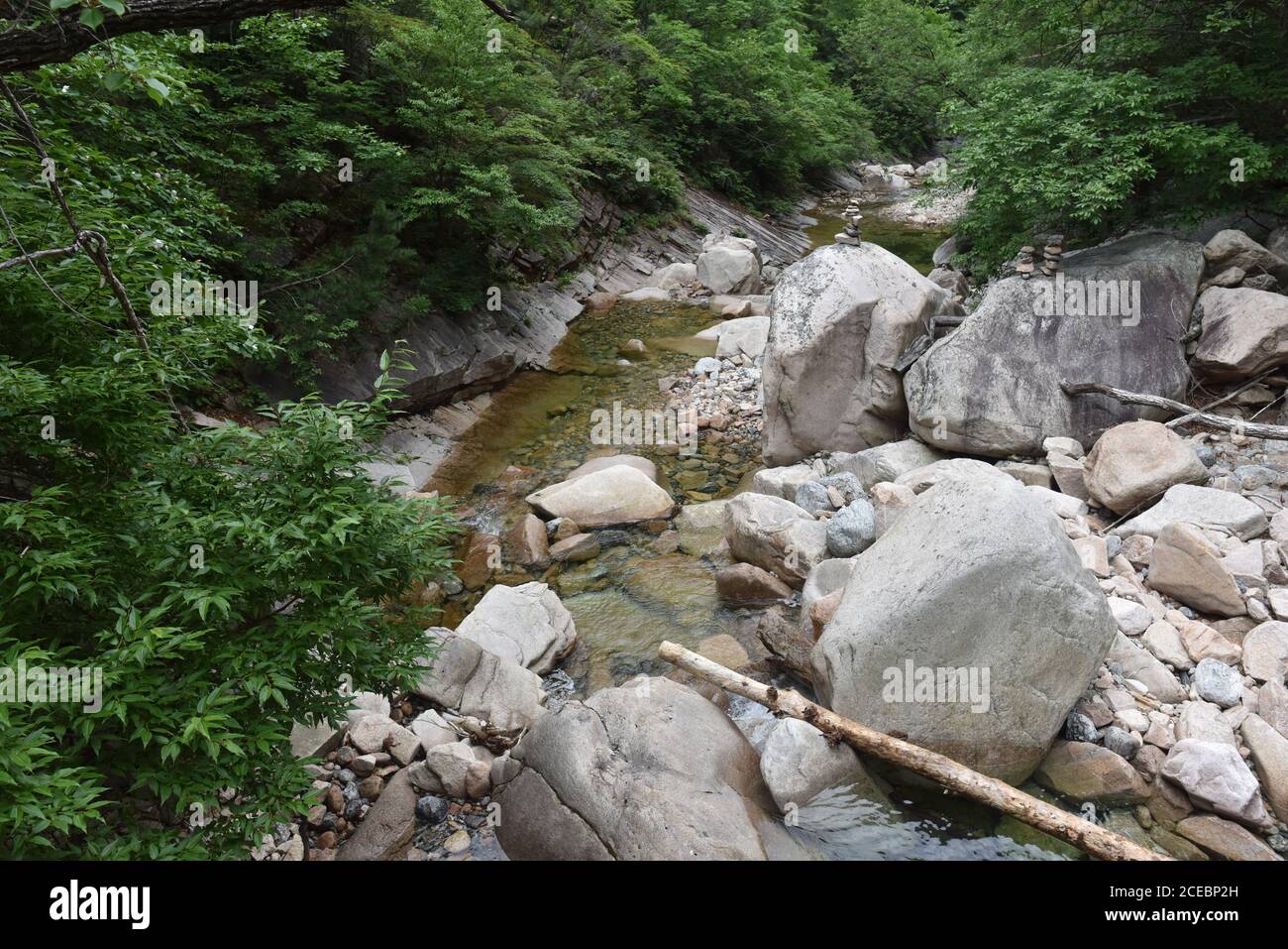 Natural Valley. 21 Jun 2019, Seoraksan National park, Kangwon-do, Korea ...