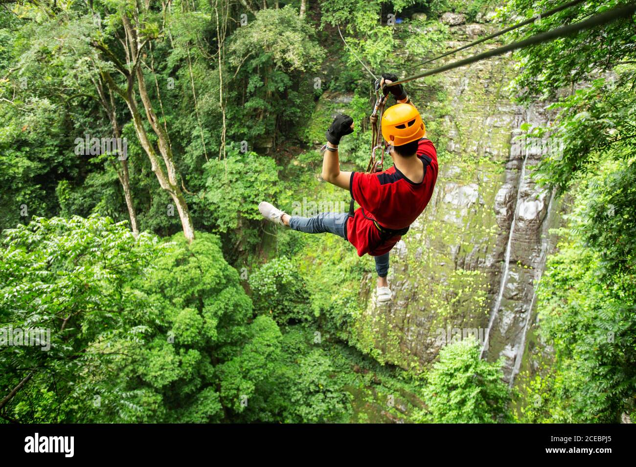Canopy rainforest zipline hi-res stock photography and images - Alamy