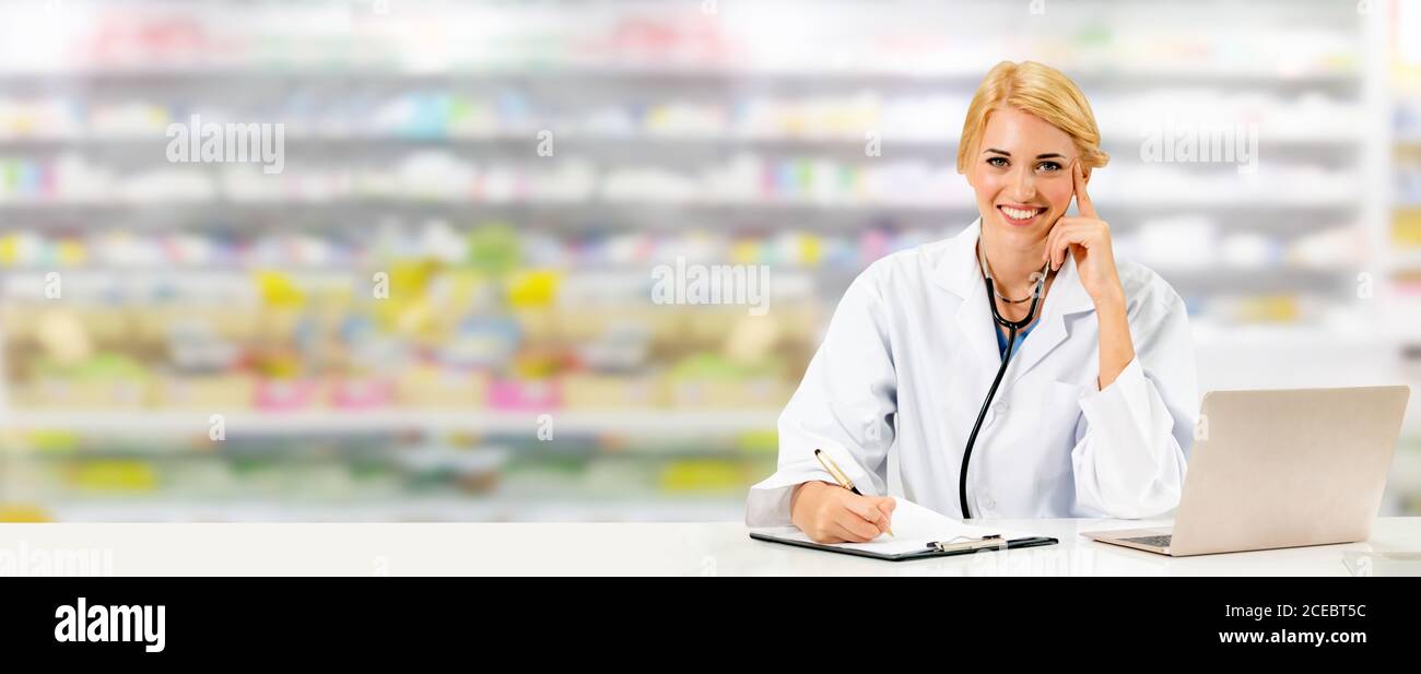 Pharmacists desk hi-res stock photography and images - Alamy
