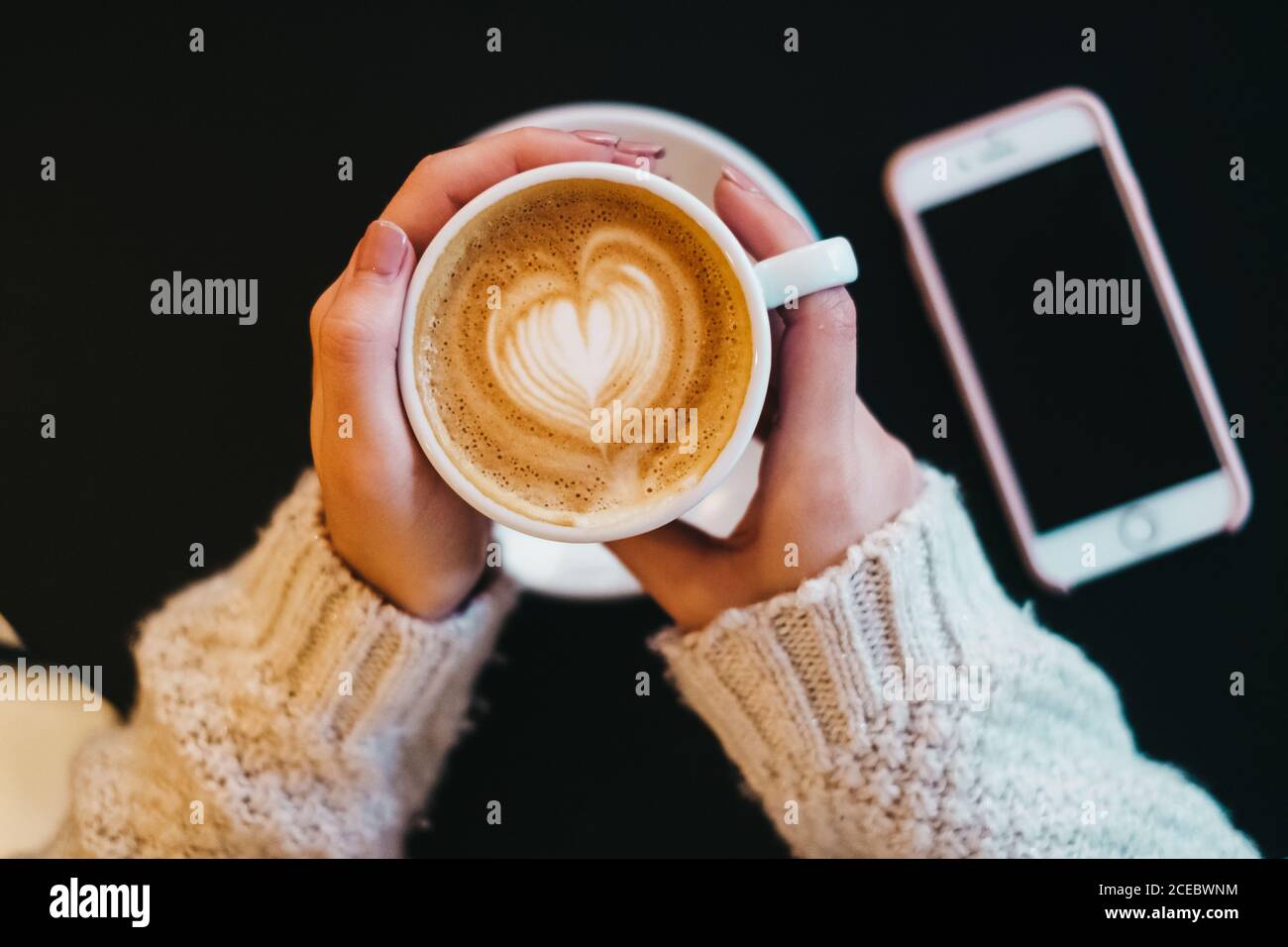 Woman cup drink hi-res stock photography and images - Alamy
