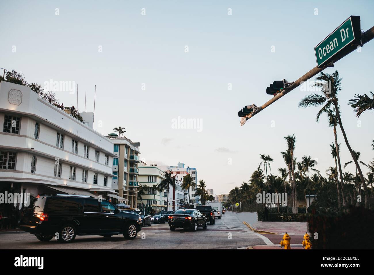 Narrow street view with cars hi-res stock photography and images - Alamy