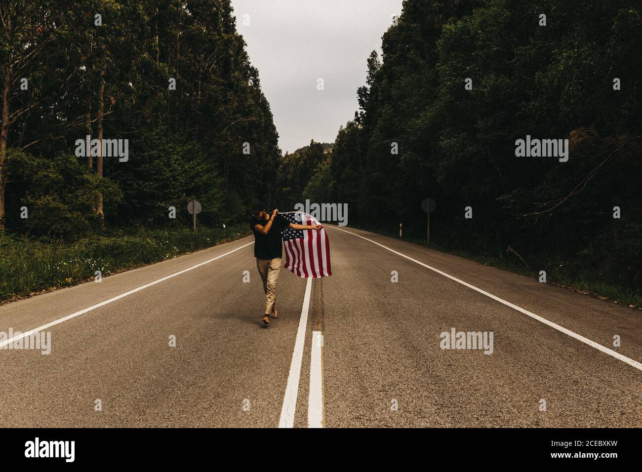 Running man flag hi-res stock photography and images - Alamy