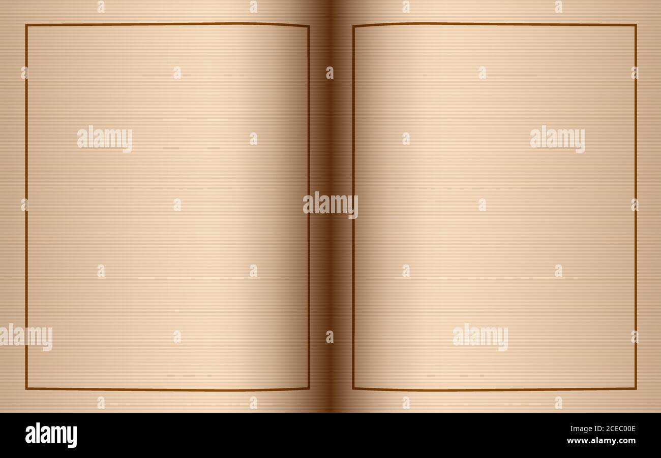 Retro book blank pages Stock Vector Images - Alamy