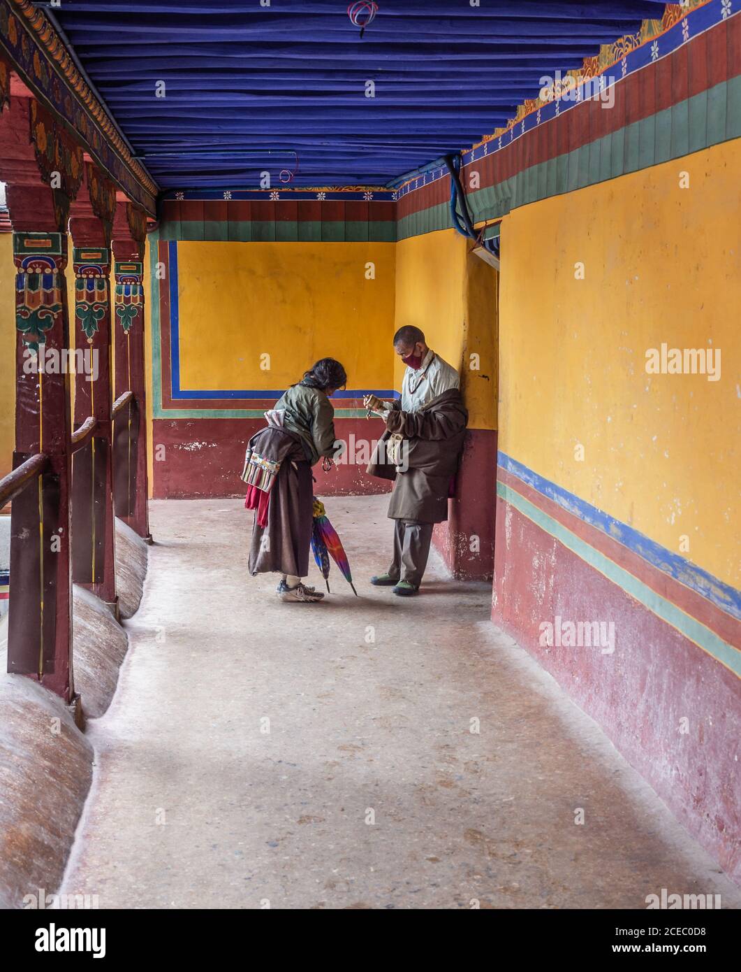 Conversation With Monk In Temple High Resolution Stock Photography and ...