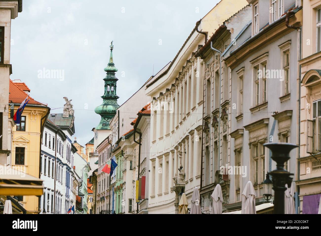 Bratislava michalska street only preserved gate medieval hi-res stock ...