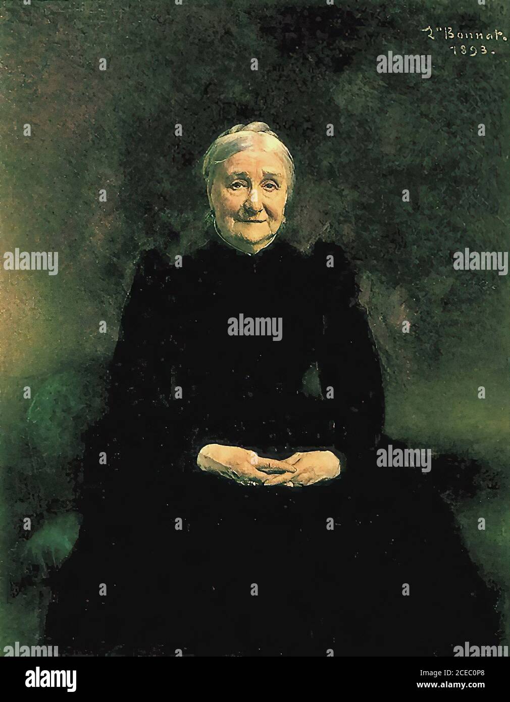 Bonnat Leon Joseph - Madame Bonnat the Artist's Mother - French School ...