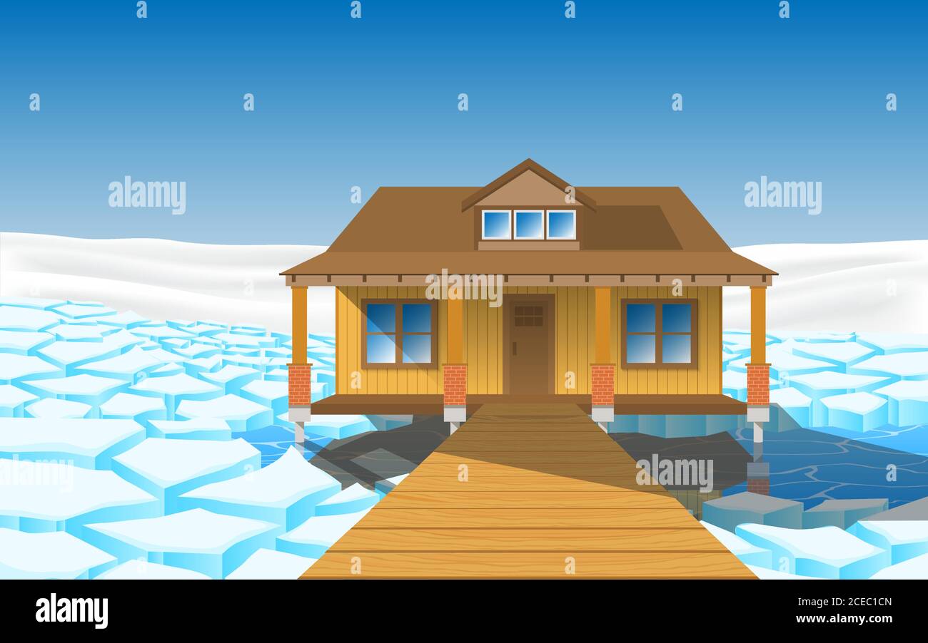 Very old glacier ice Stock Vector Images - Alamy