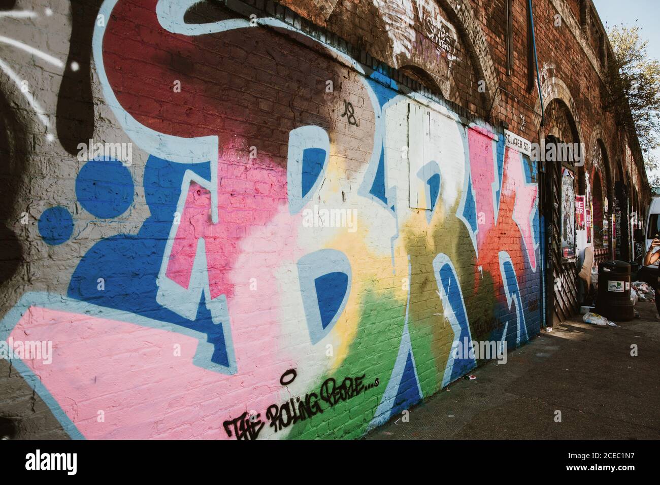 Bright graffiti hi-res stock photography and images - Alamy