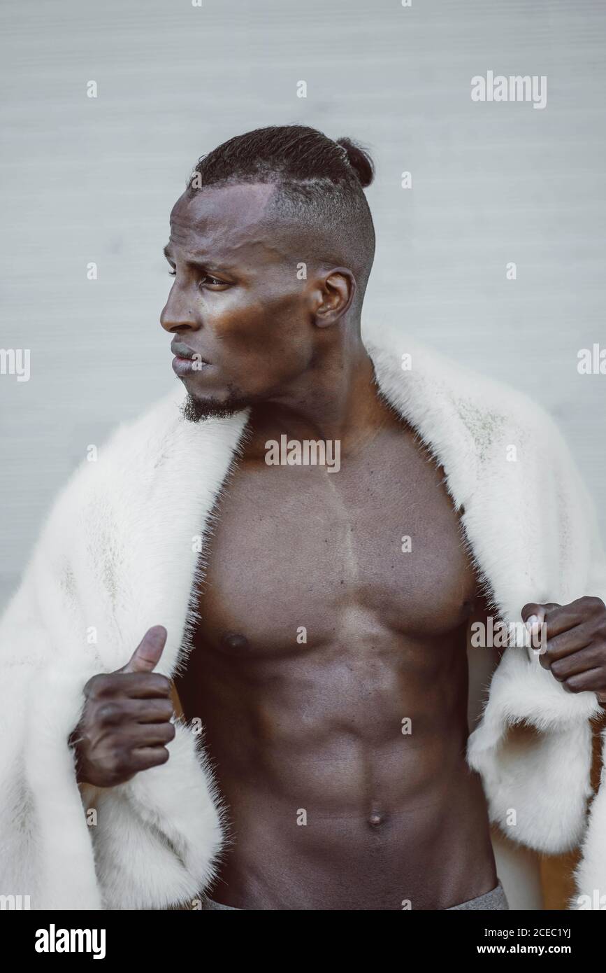 American man in fur coat hi-res stock photography and images - Alamy