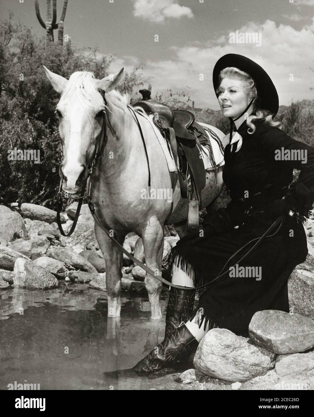 Greer Garson, "Strange Lady in Town" (1955) Warner Bros. File Reference ...
