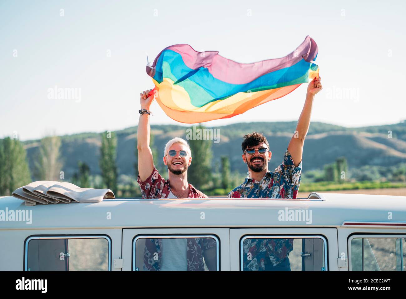 Homosexual men hugging hi-res stock photography and images - Alamy