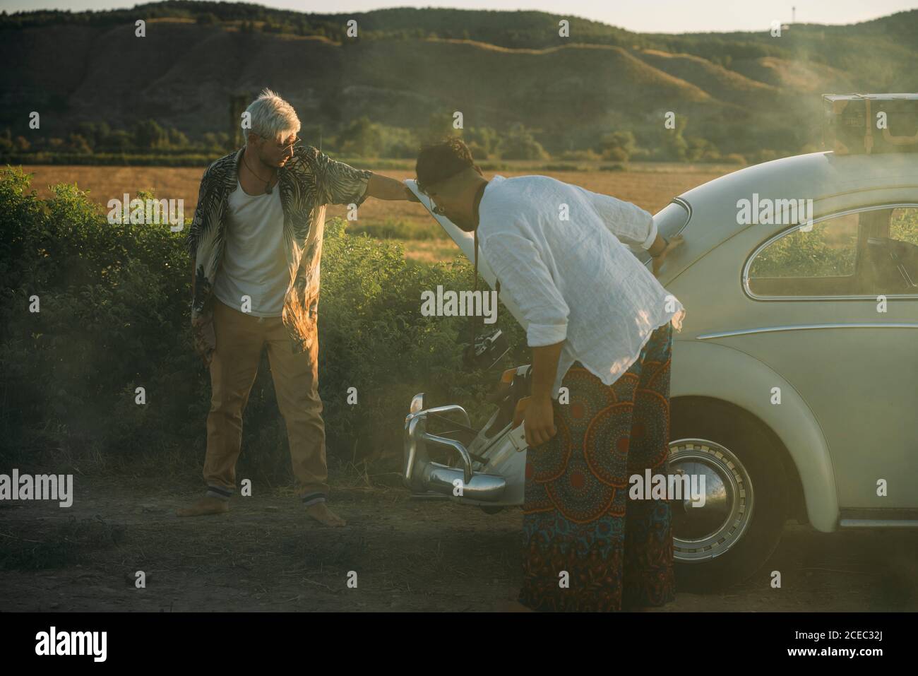 Car Trouble Vintage High Resolution Stock Photography and Images - Alamy