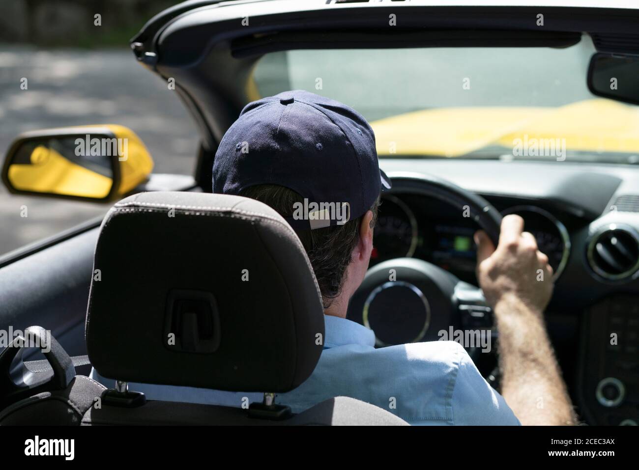 Race driver perspective hi-res stock photography and images - Alamy