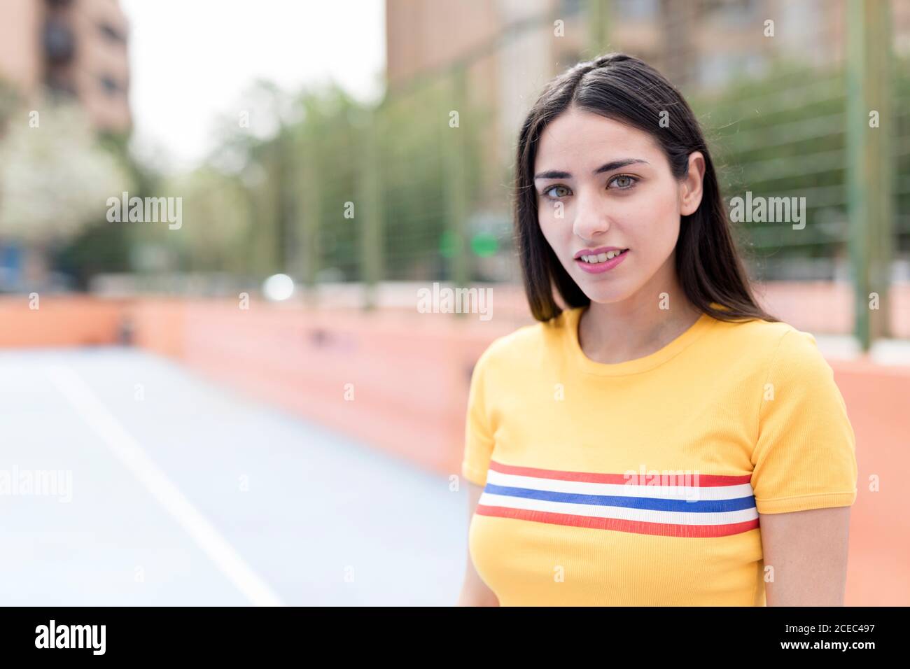 Beautiful woman standing her ground hi-res stock photography and images ...