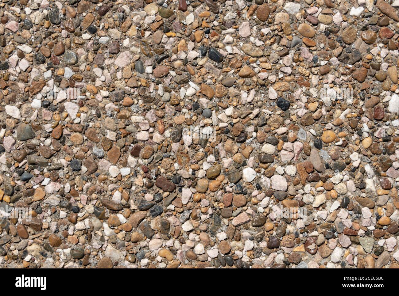 natural texture background concrete with stones sunny weather outdoor ...