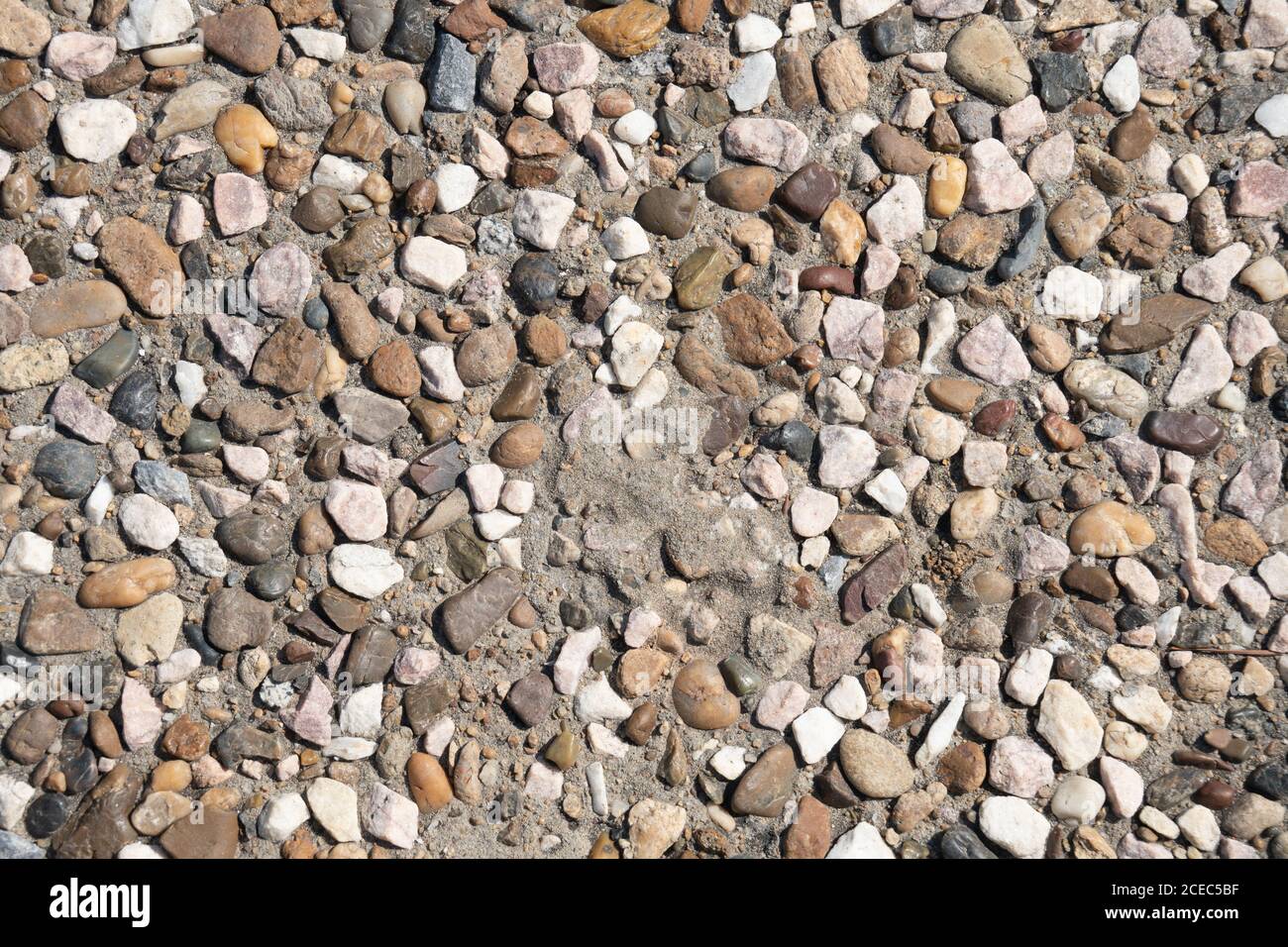 natural texture background concrete with stones sunny weather outdoor ...