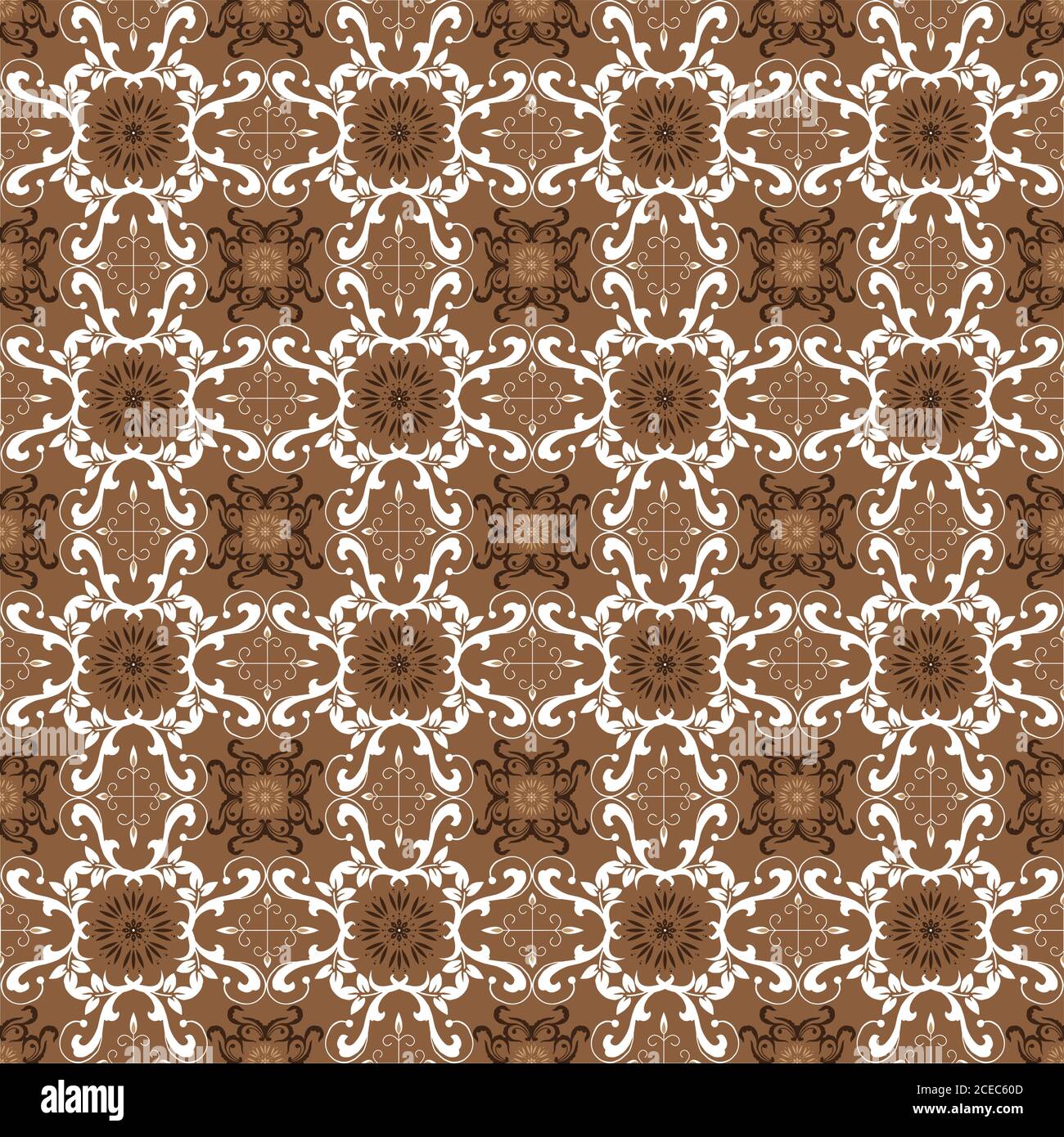 Modern motifs on Parang batik design with simple brown color design ...