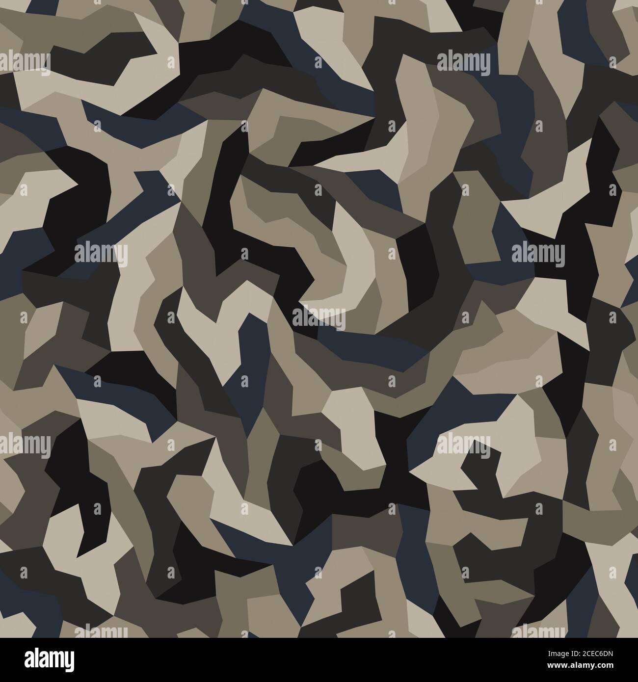 Vector abstract desert brown color camouflage seamless pattern Stock ...