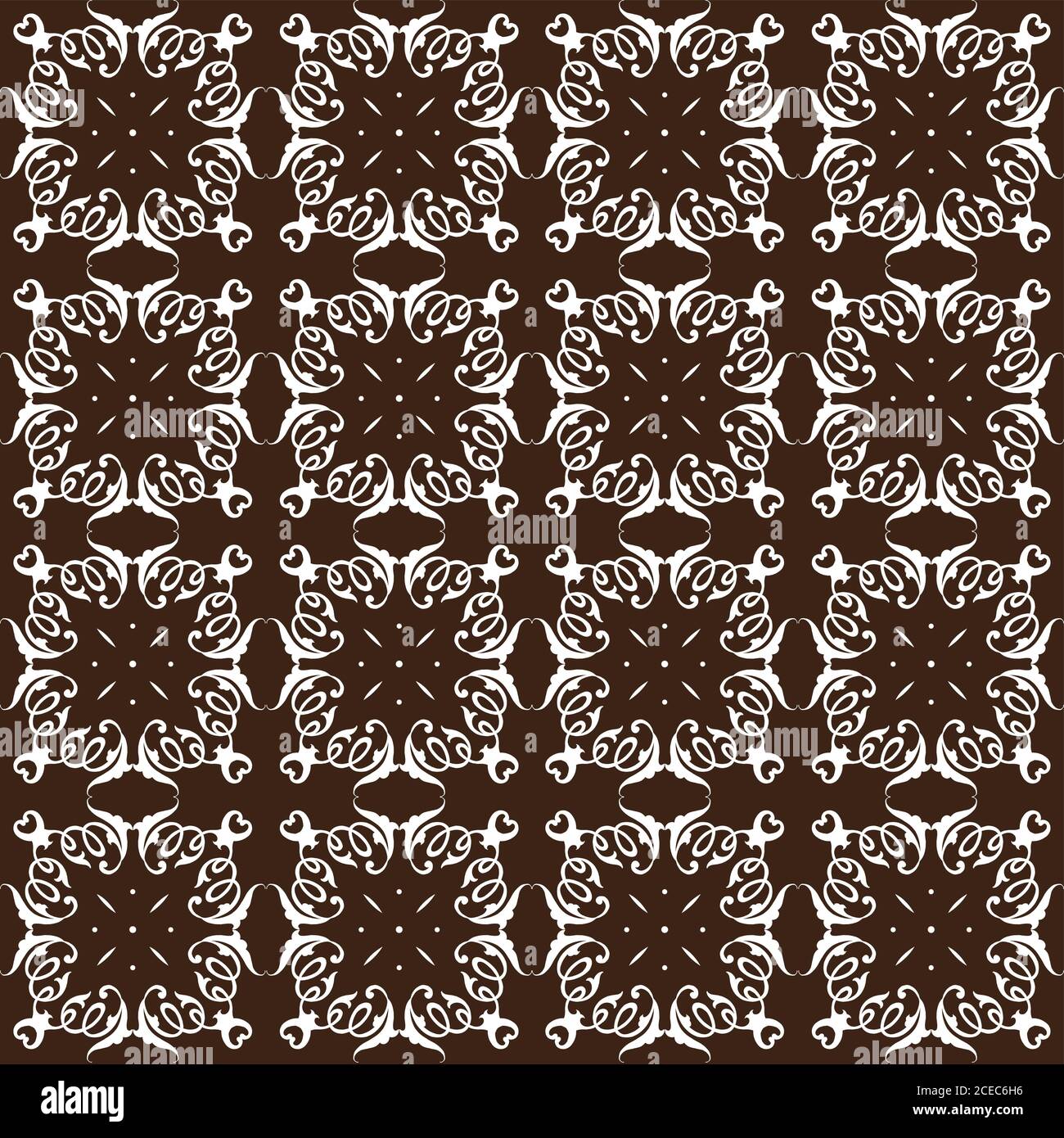 The beauty flower motifs on Tradisional Java batik design with dark ...
