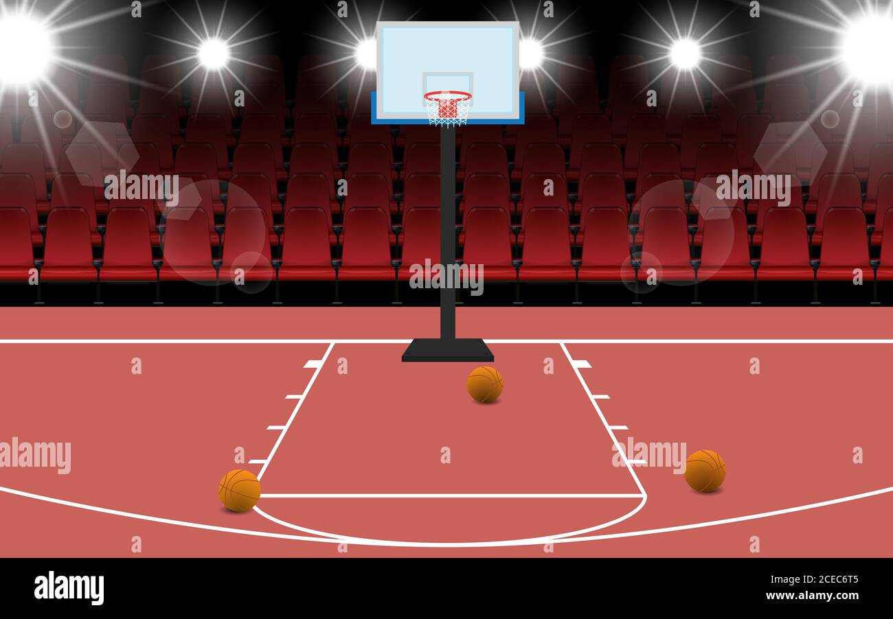 Empty court interior Stock Vector Images - Alamy