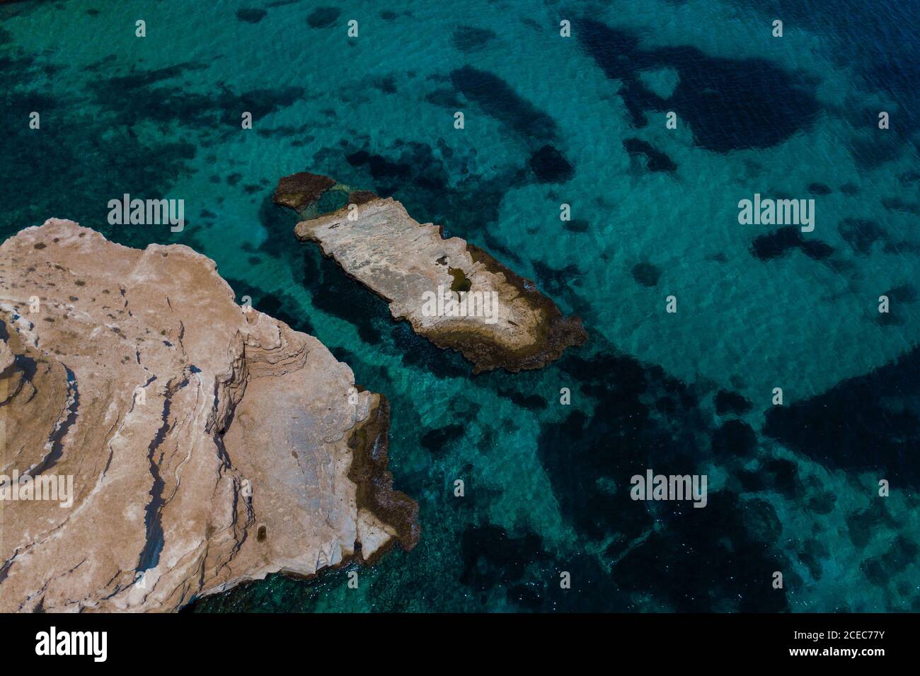 Aerial coast and hills Stock Photo - Alamy